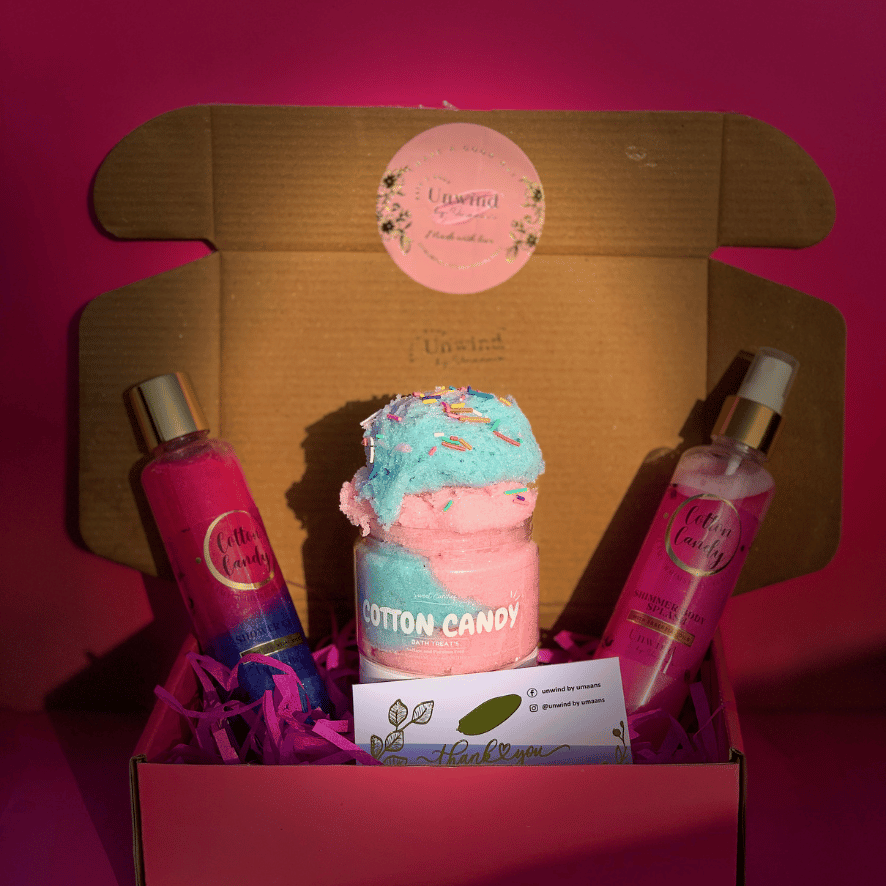 Cotton Candy Self Care Bundle - Unwind By Umaans