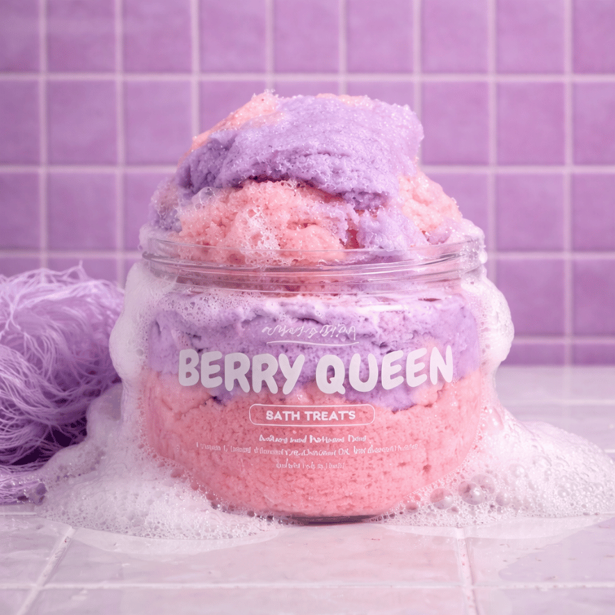 Berry Queen (Foaming Sugar Scrub) 🍇🍓 - Unwind By Umaans